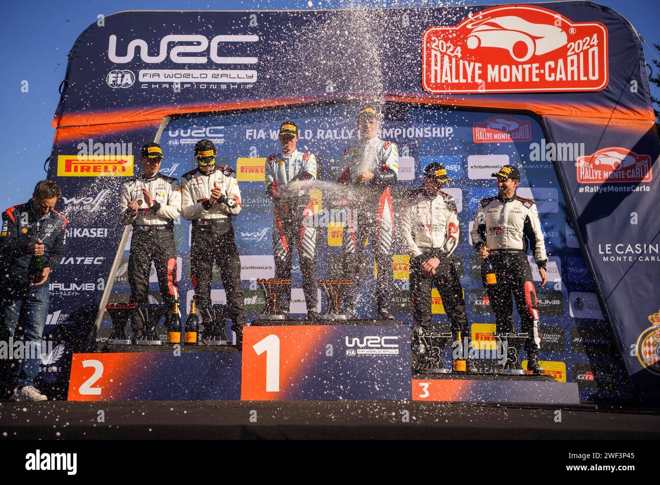 Gap, Principality Of Monaco. 28th Jan, 2024. The Final Podium Power ...