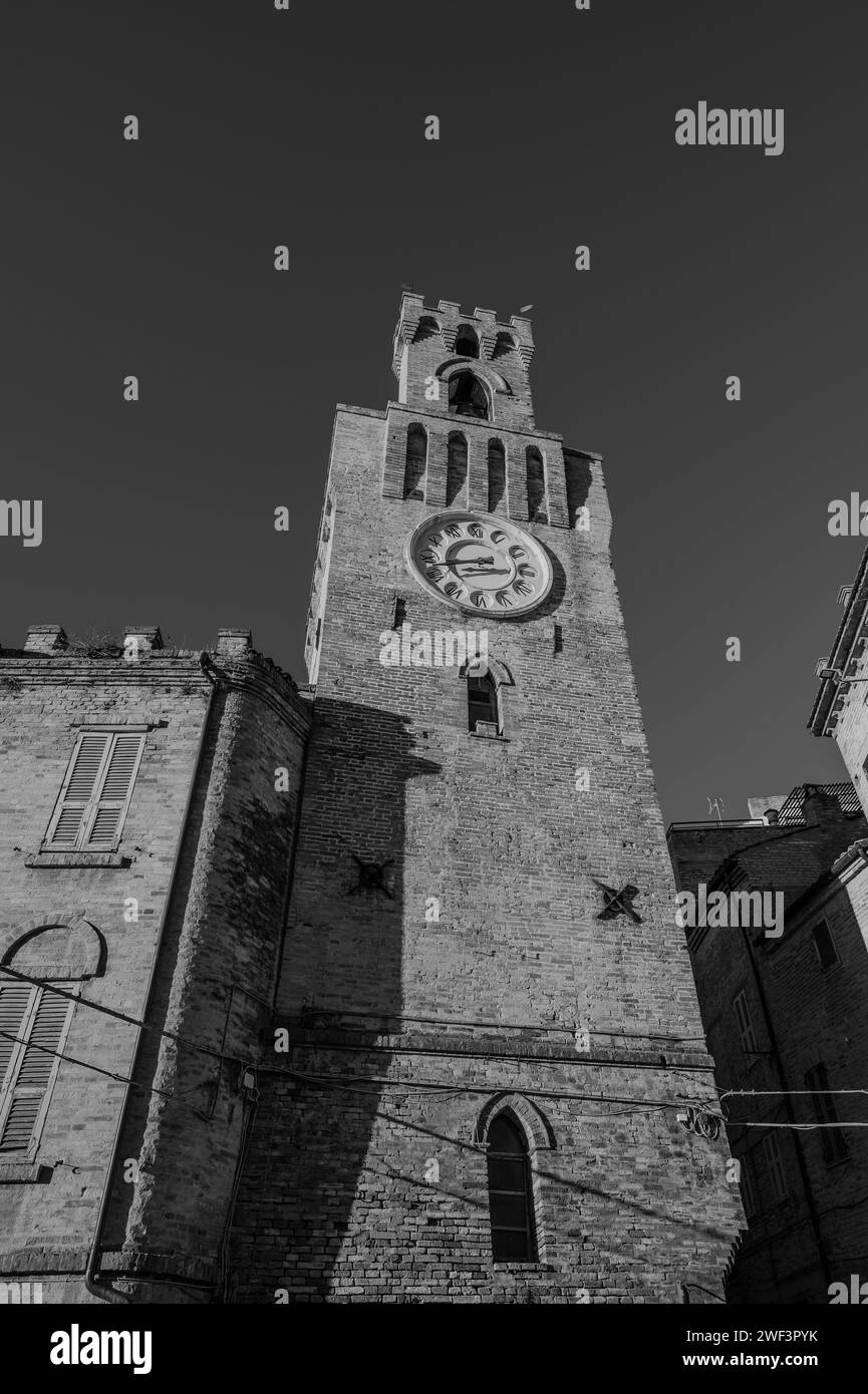 Once a civic tower. It dates back to 1300. Surmounted by a small bell ...