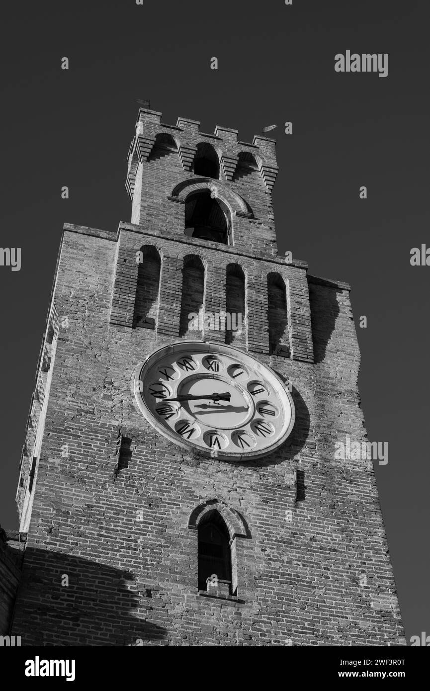 Once a civic tower. It dates back to 1300. Surmounted by a small bell ...