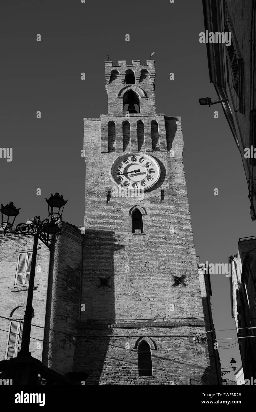 Once a civic tower. It dates back to 1300. Surmounted by a small bell ...