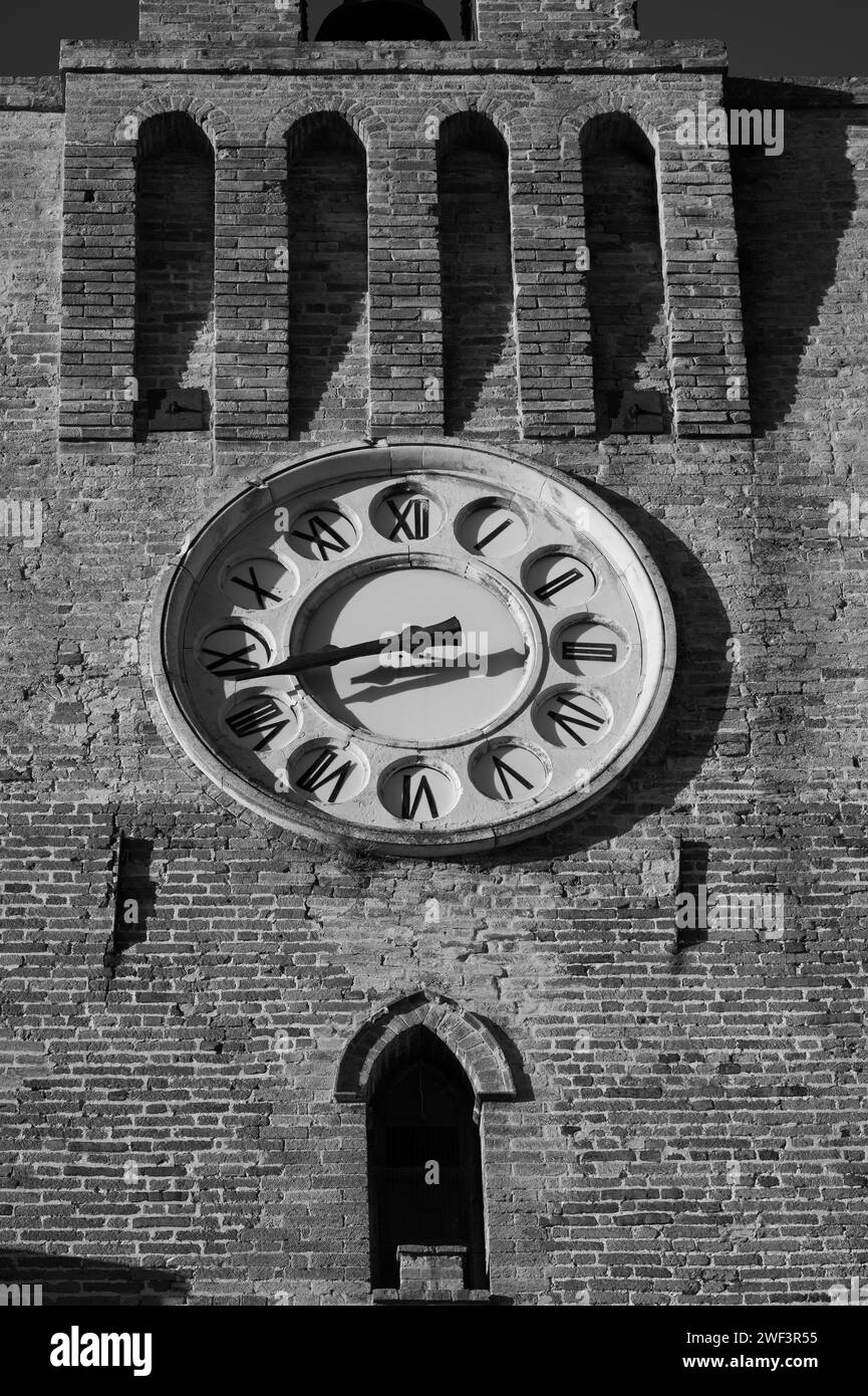 Once a civic tower. It dates back to 1300. Surmounted by a small bell ...