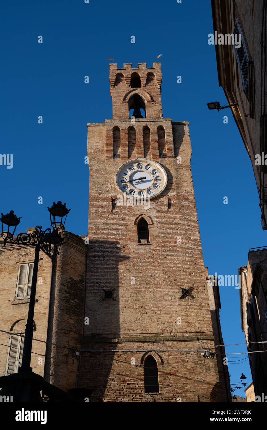 Once a civic tower. It dates back to 1300. Surmounted by a small bell ...