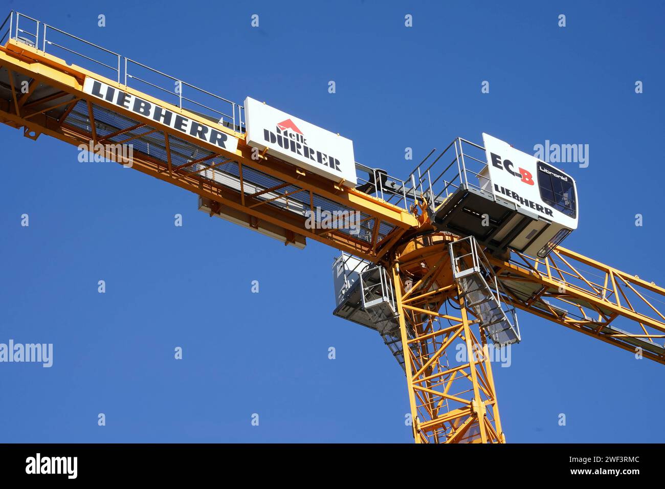 Anton Geisser 27.01.2024 Kran Baukran Bild : Hausbau Baustelle ...