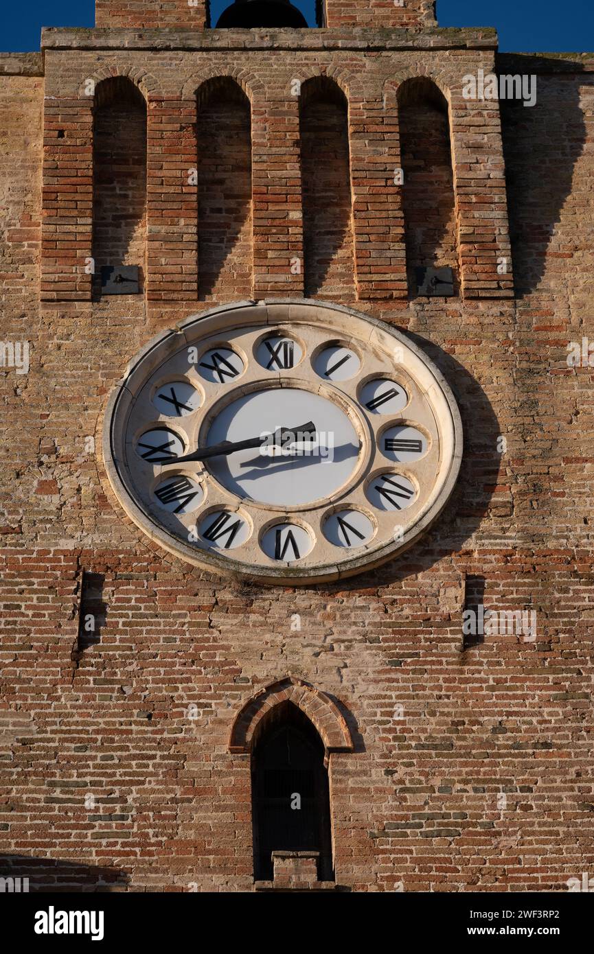 Once a civic tower. It dates back to 1300. Surmounted by a small bell ...