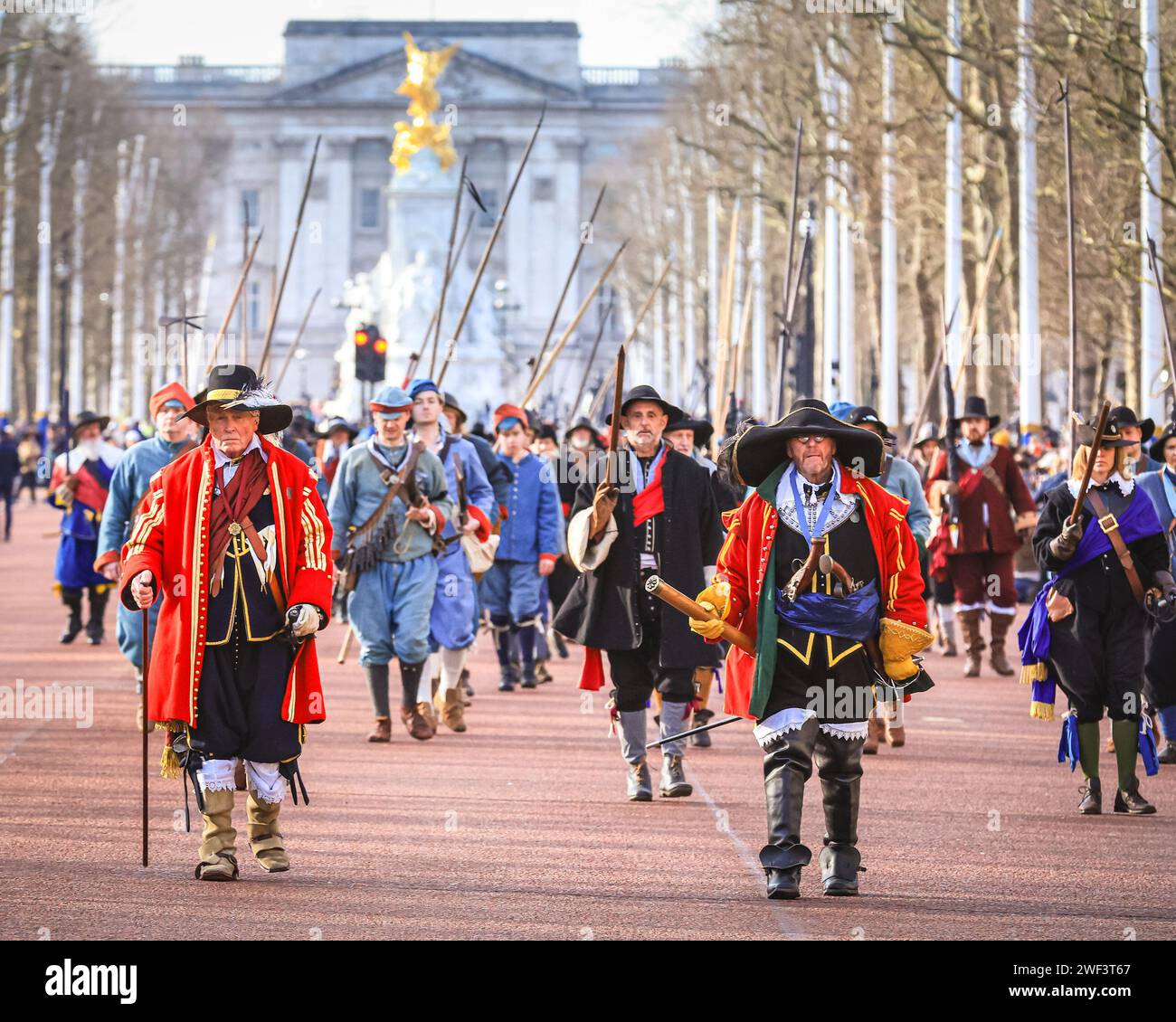 London, UK. 28th Jan, 2024. The procession on the Mall. Every Year, the ...