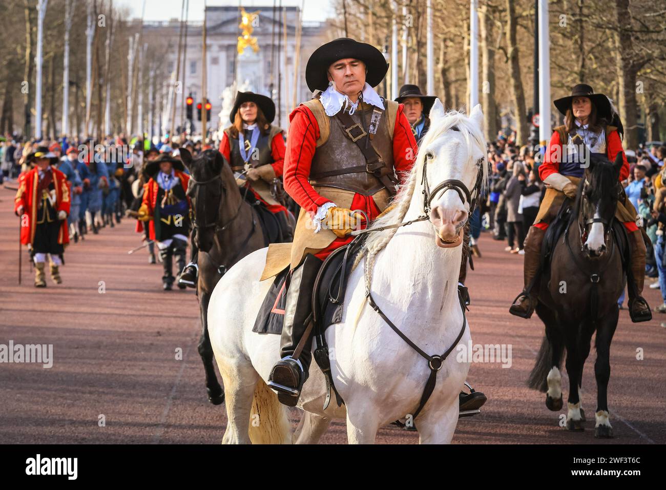 London, UK 28th Jan 2024. Maggie, a beautifully well behaved horse ...