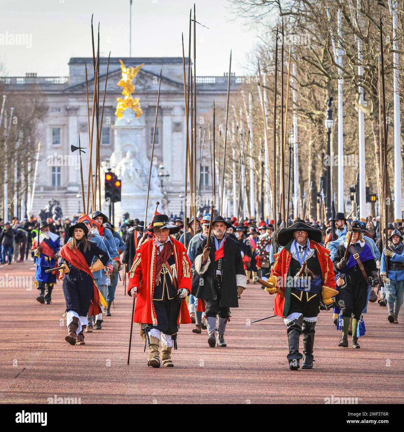 London, UK 28th Jan 2024. The Lord General of the King's Army of the ...
