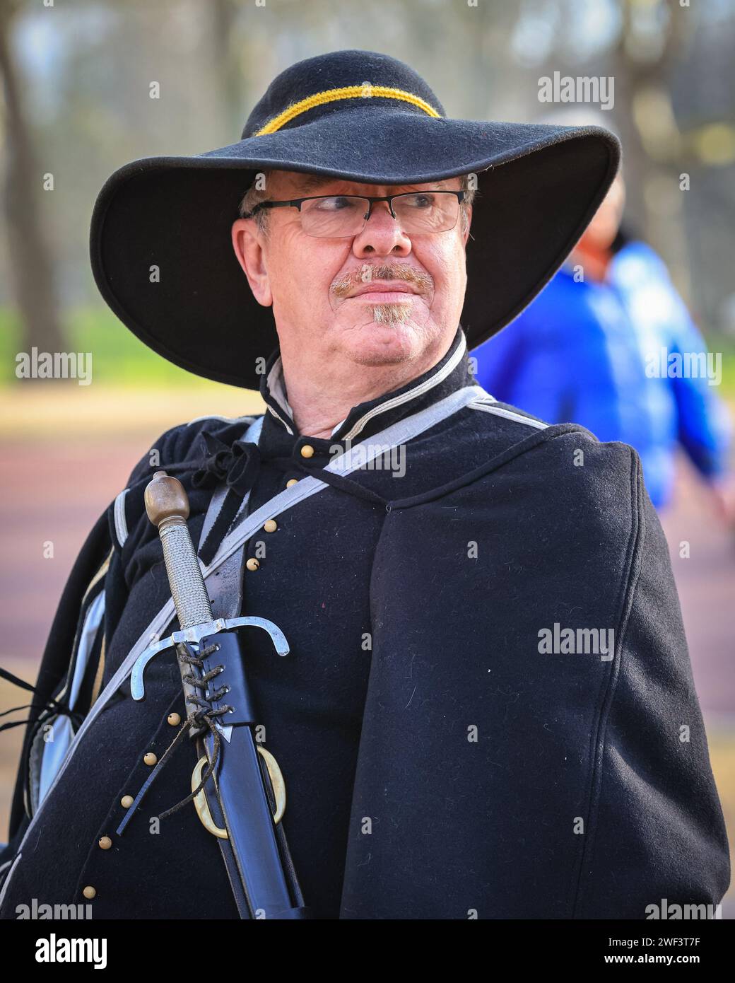 London, UK. 28th Jan, 2024. Volunteers take pride in their historic ...