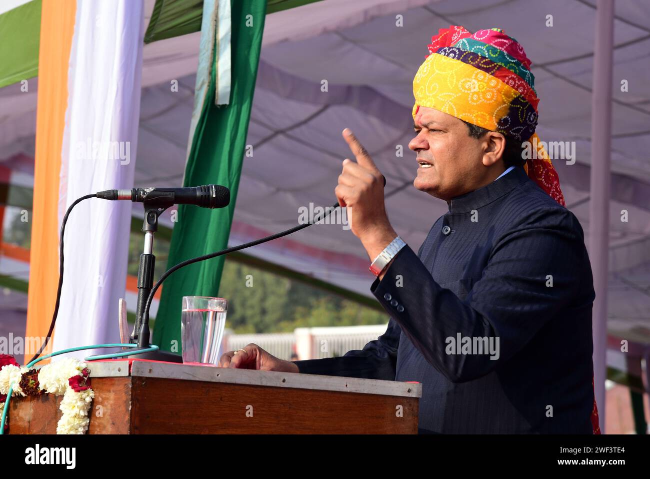 Bikaner, India. 26th Jan, 2024. Bikaner Cabinet Minister as Food ...