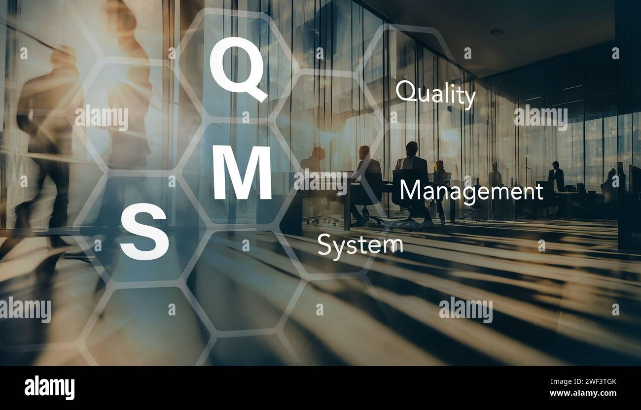 Quality management system concept. Business processes for customer ...