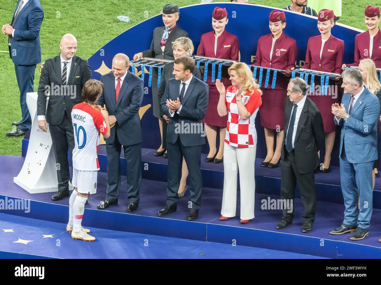 Luka modric 2018 golden ball hi-res stock photography and images - Alamy