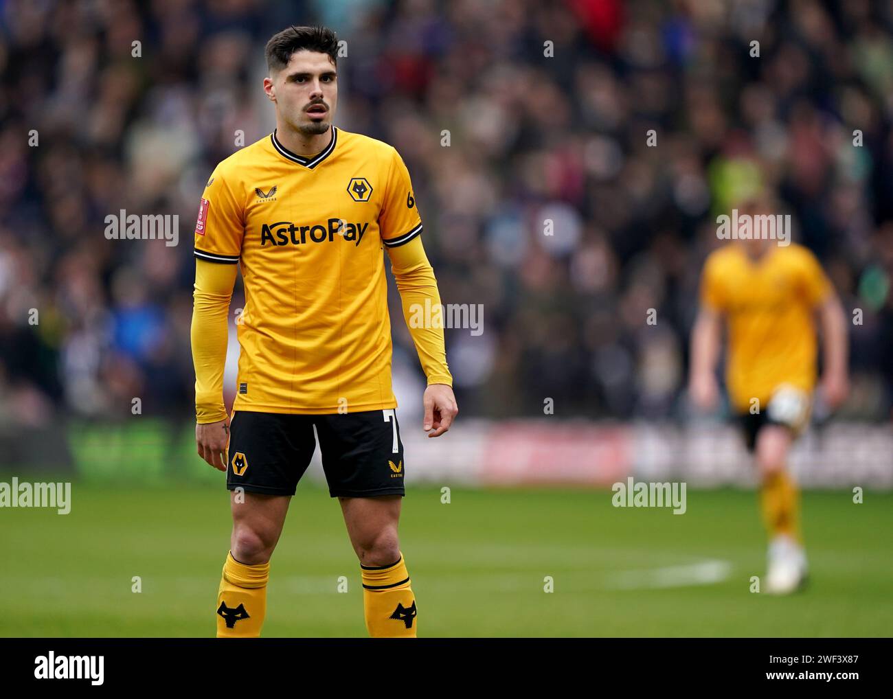 Wolverhampton Wanderers' Pedro Neto during the Emirates FA Cup fourth ...