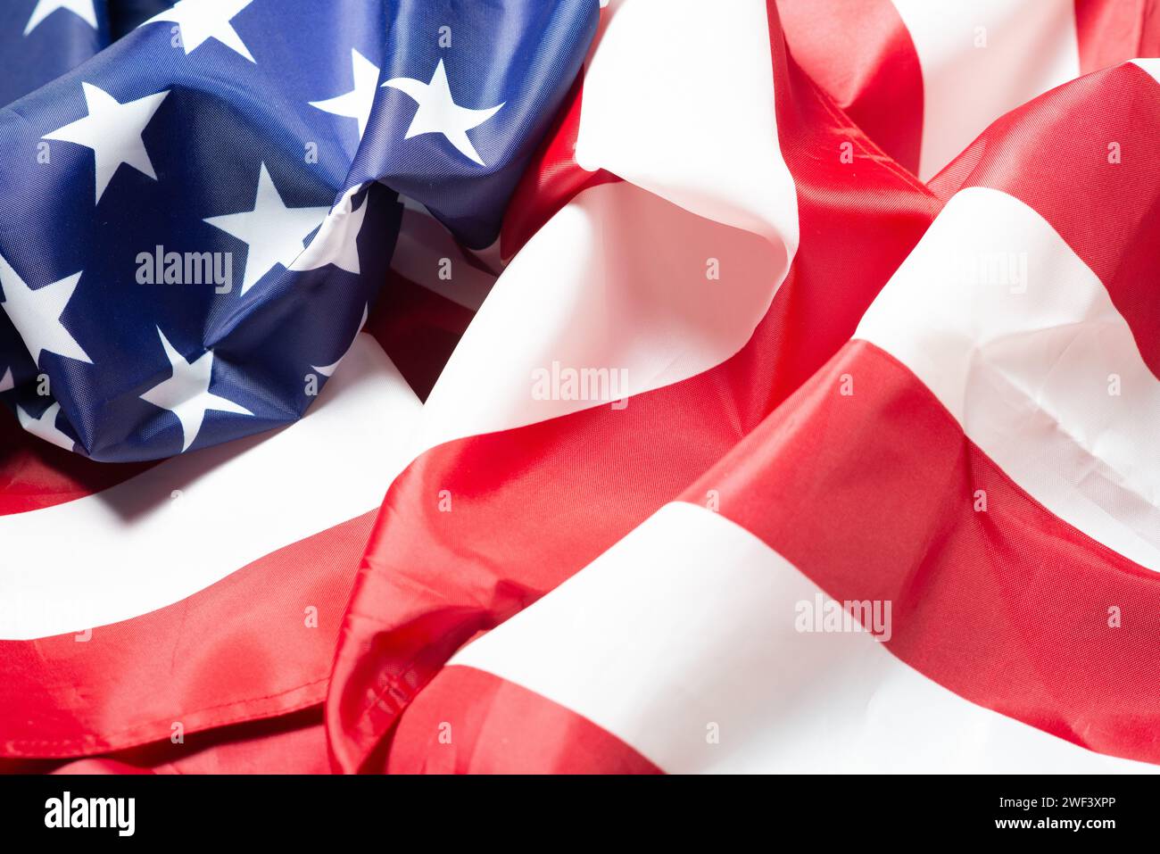 The American flag. Rippled. Red White and Blue Stock Photo - Alamy