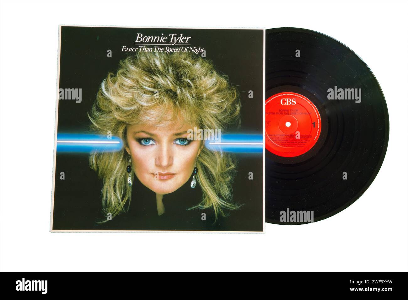 Cover des Albums FAST THAN THE SPEED OF NIGHT von BONNIE TYLER aus dem Jahr 1983. Das Album ...