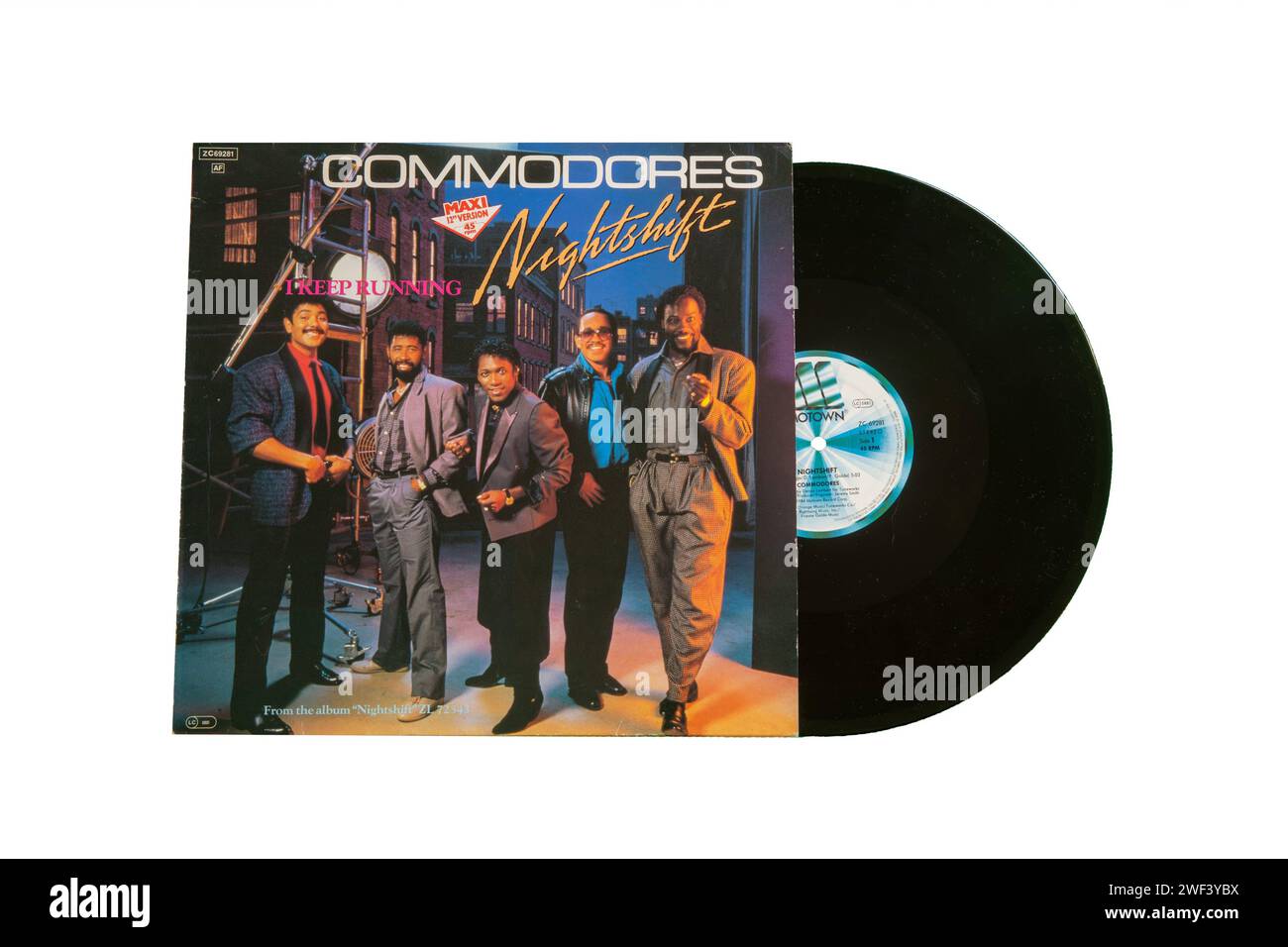 Cover der Maxisingle NIGHTSHIFT der amerikanischen Band COMMODORES aus ...