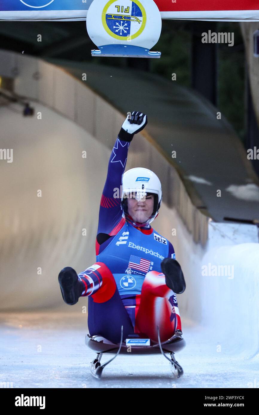 Altenberg, Germany. 28th Jan, 2024. Luge, World Championship Team Relay ...