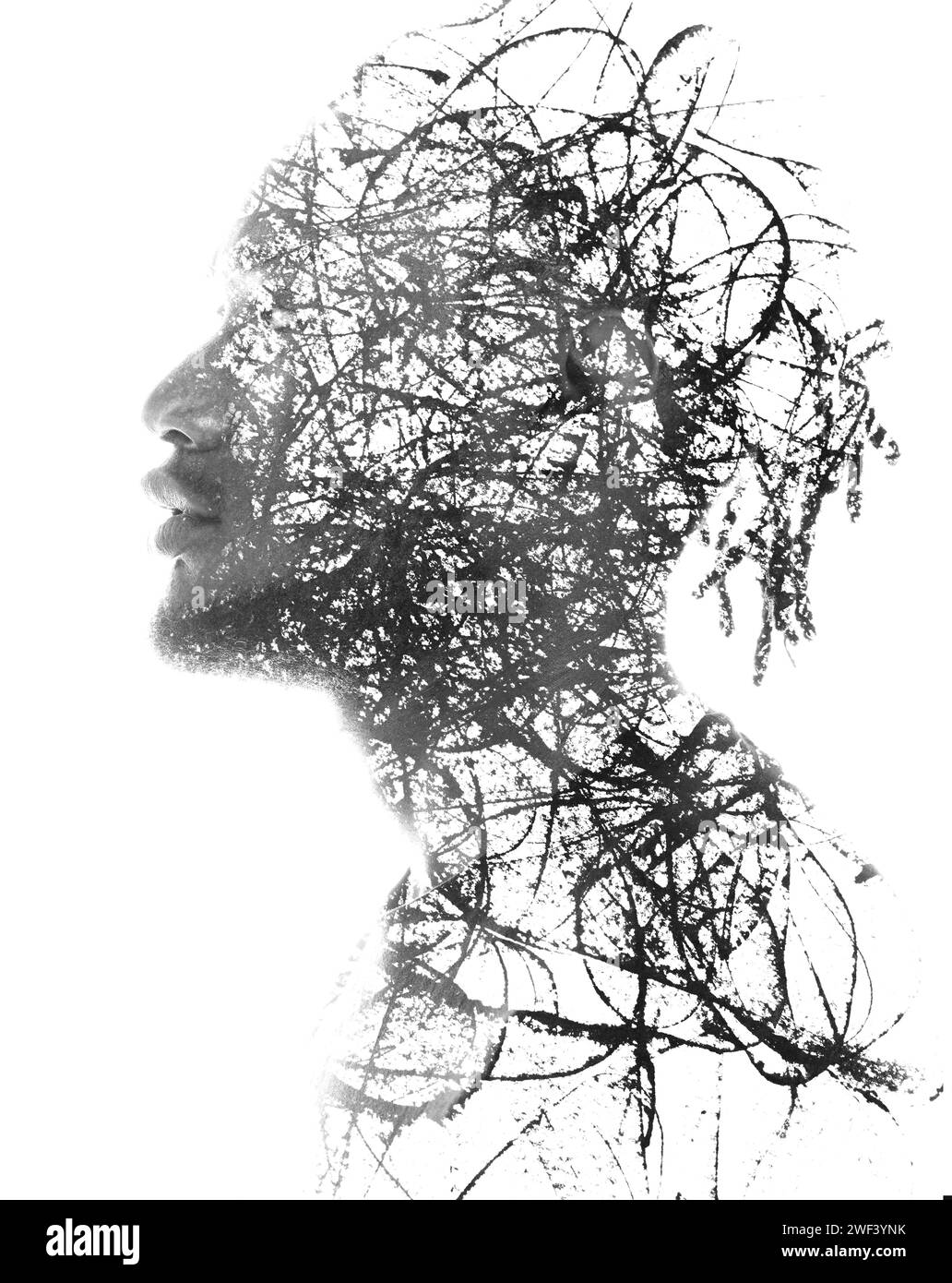 Trauma abstract painting hi-res stock photography and images - Alamy