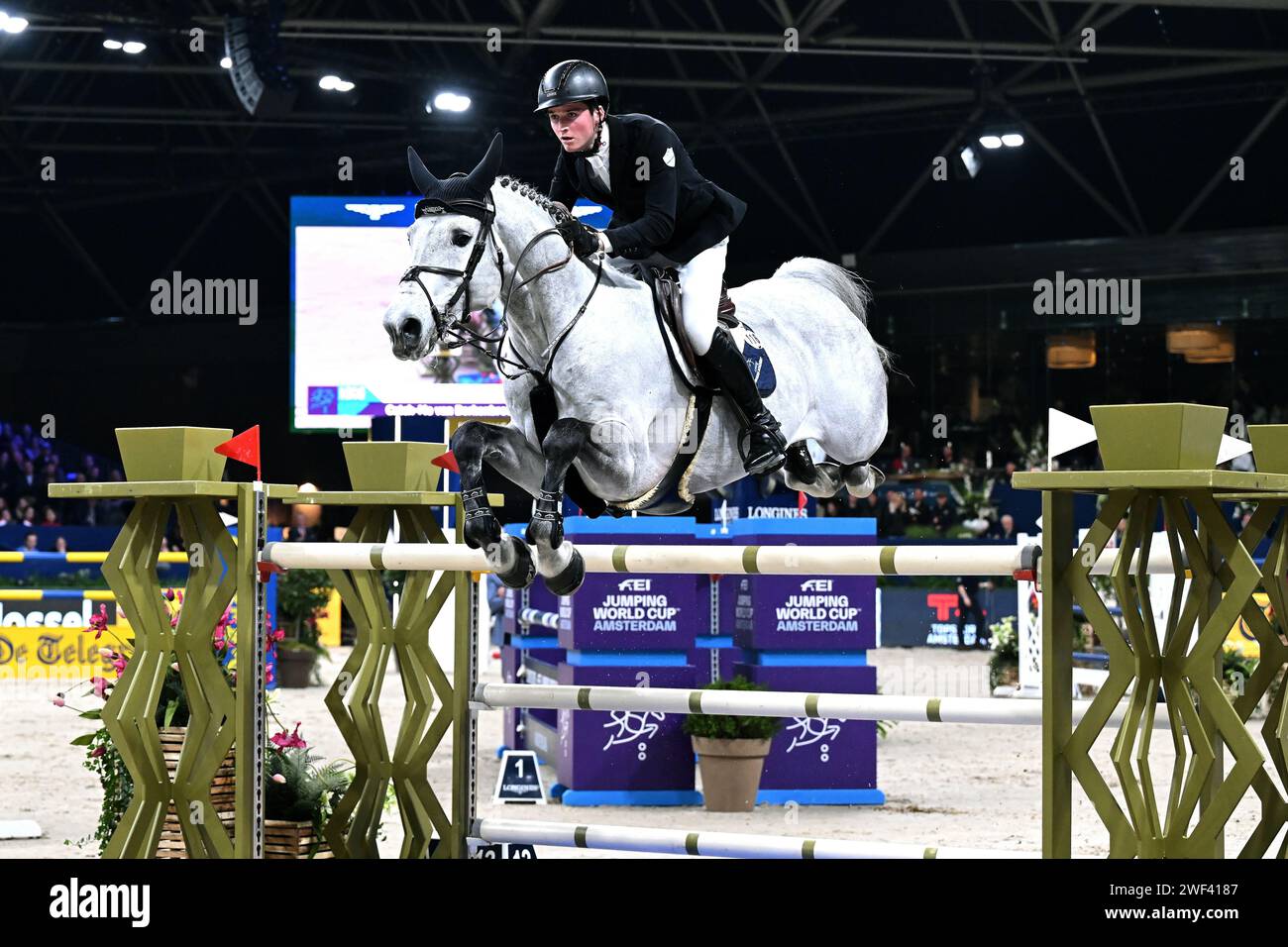 AMSTERDAM - Robert Murphy on Catch-Me van Berkenbroeck during the ...
