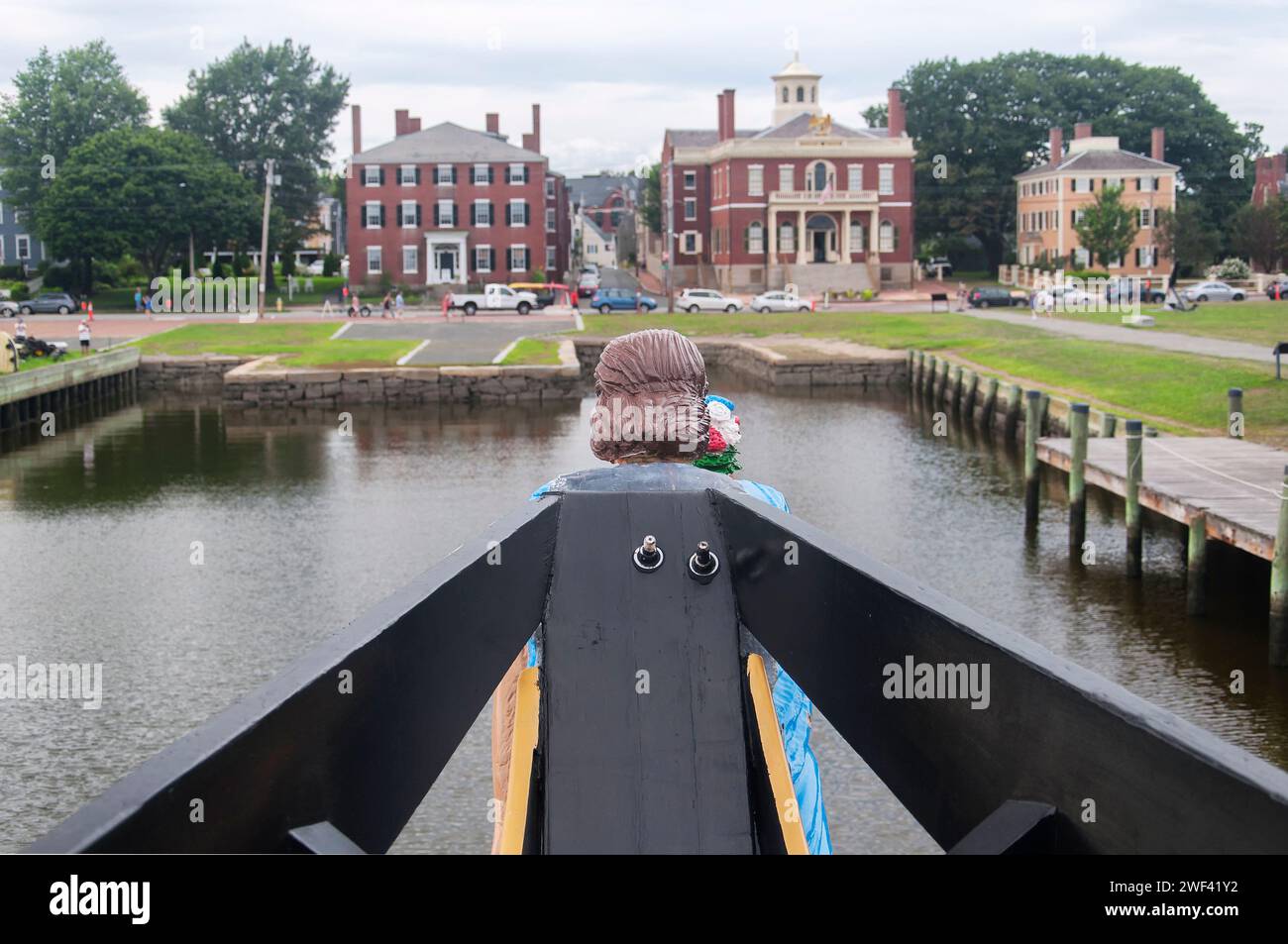 the historic friendship of salem ship docked at the salem maritime ...