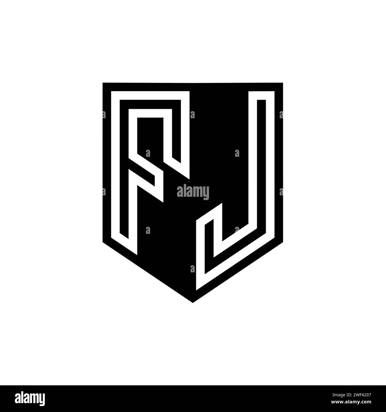 Letter fj logo hi-res stock photography and images - Alamy