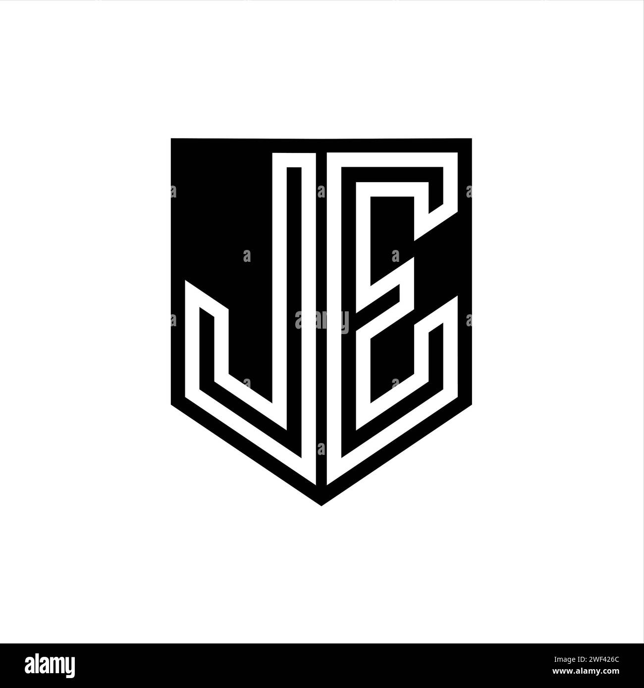 Letter je logo hi-res stock photography and images - Alamy