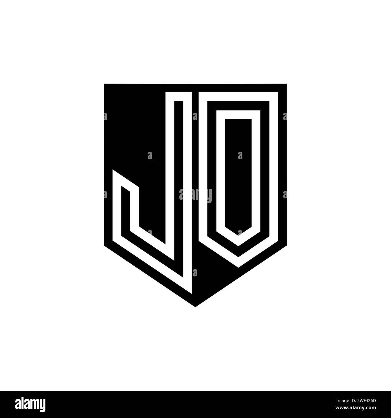 Jo letter logo Cut Out Stock Images & Pictures - Alamy