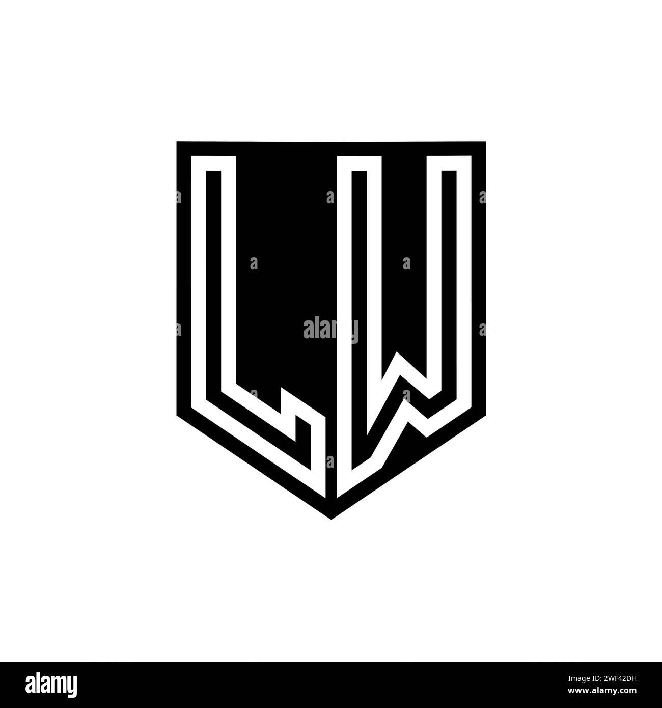 Lw logo Black and White Stock Photos & Images - Alamy