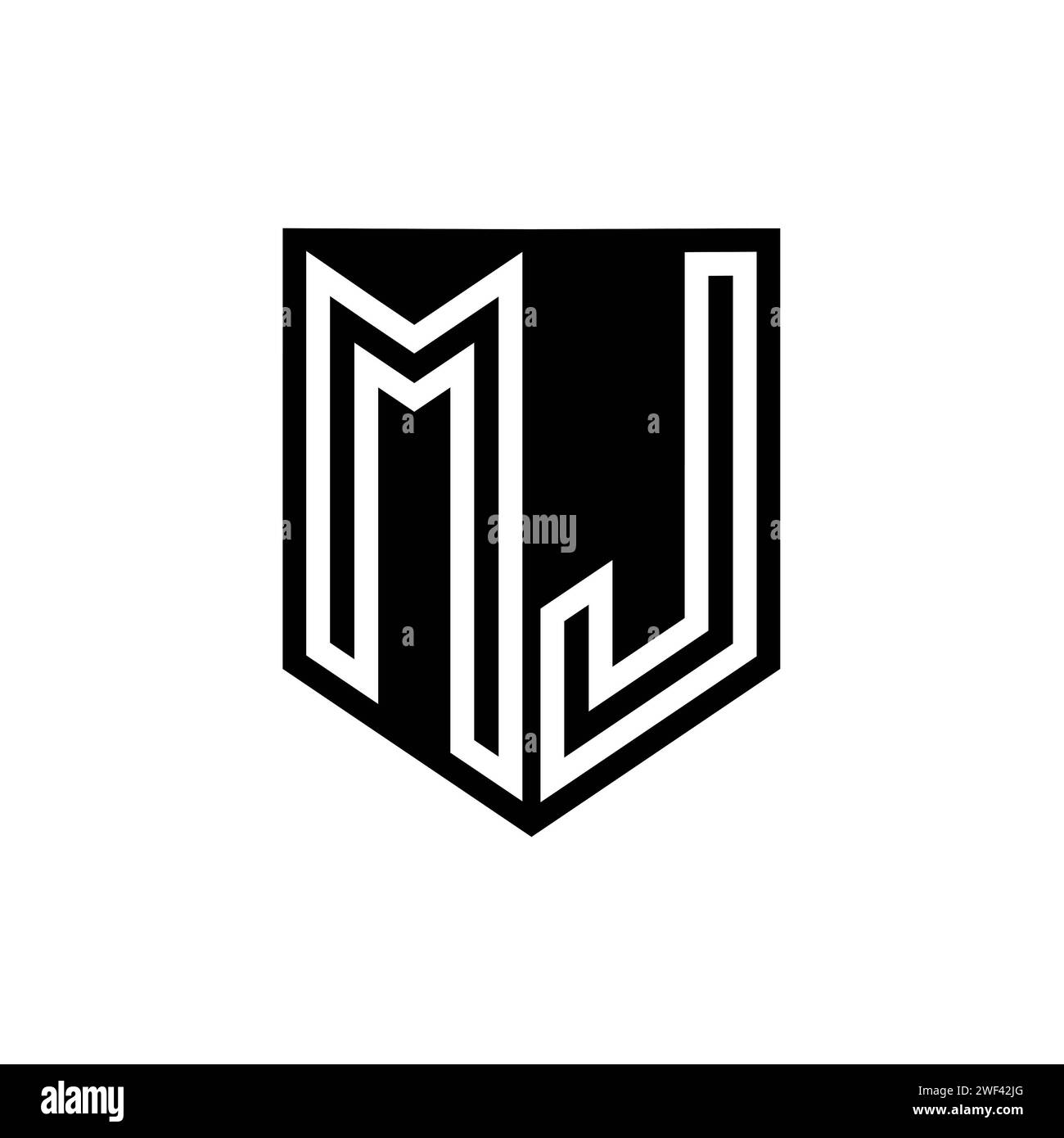 Mj logos Black and White Stock Photos & Images - Alamy