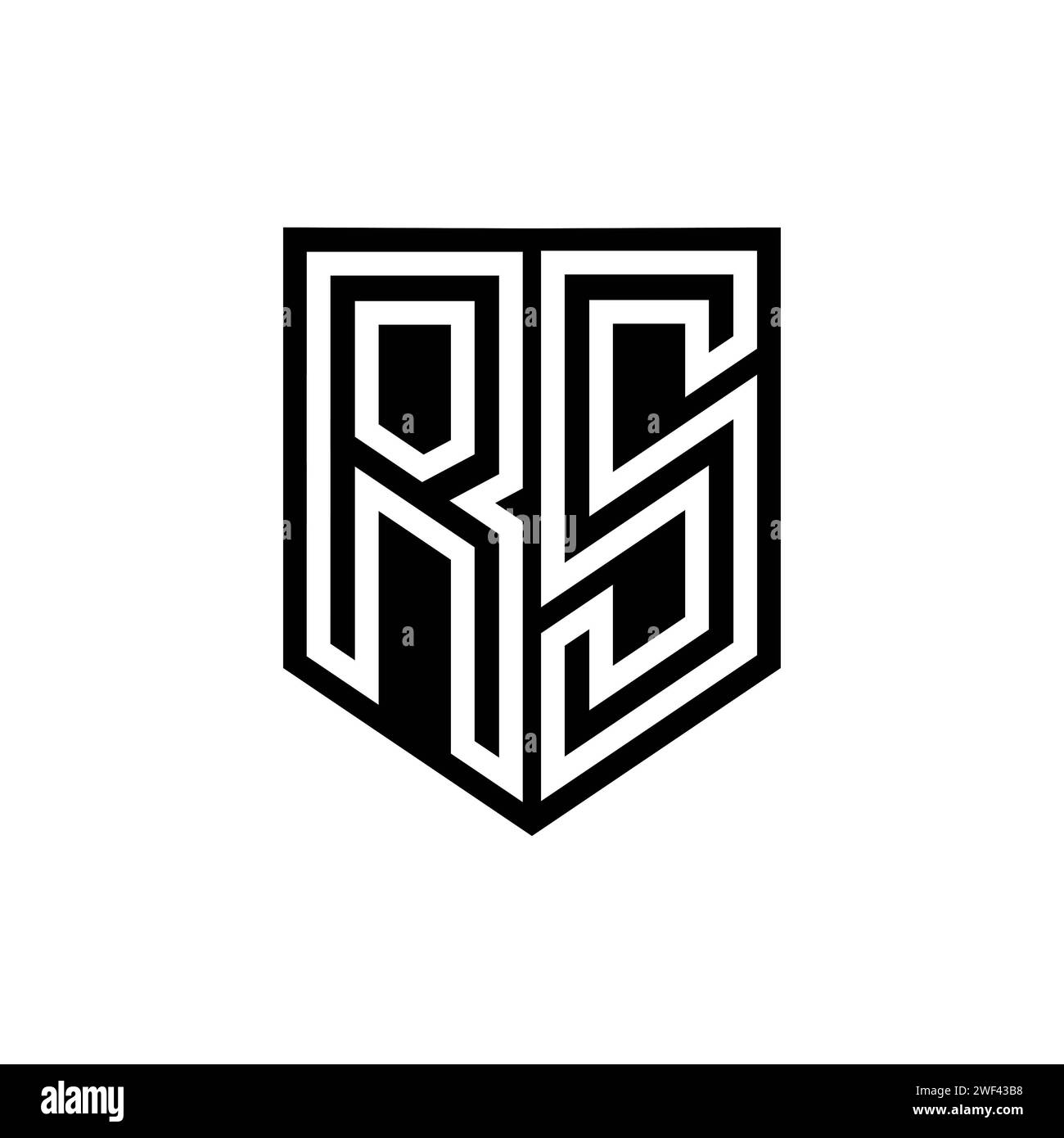 Letter rs logo hi-res stock photography and images - Alamy