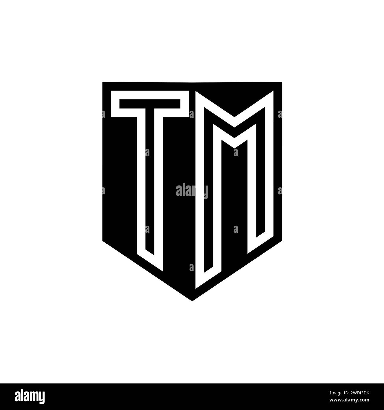 Initial letter tm Black and White Stock Photos & Images - Alamy