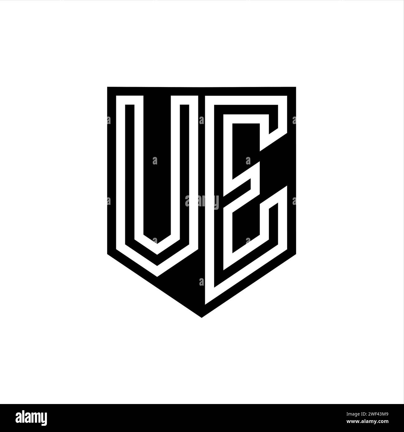 Ve logo design Black and White Stock Photos & Images - Alamy