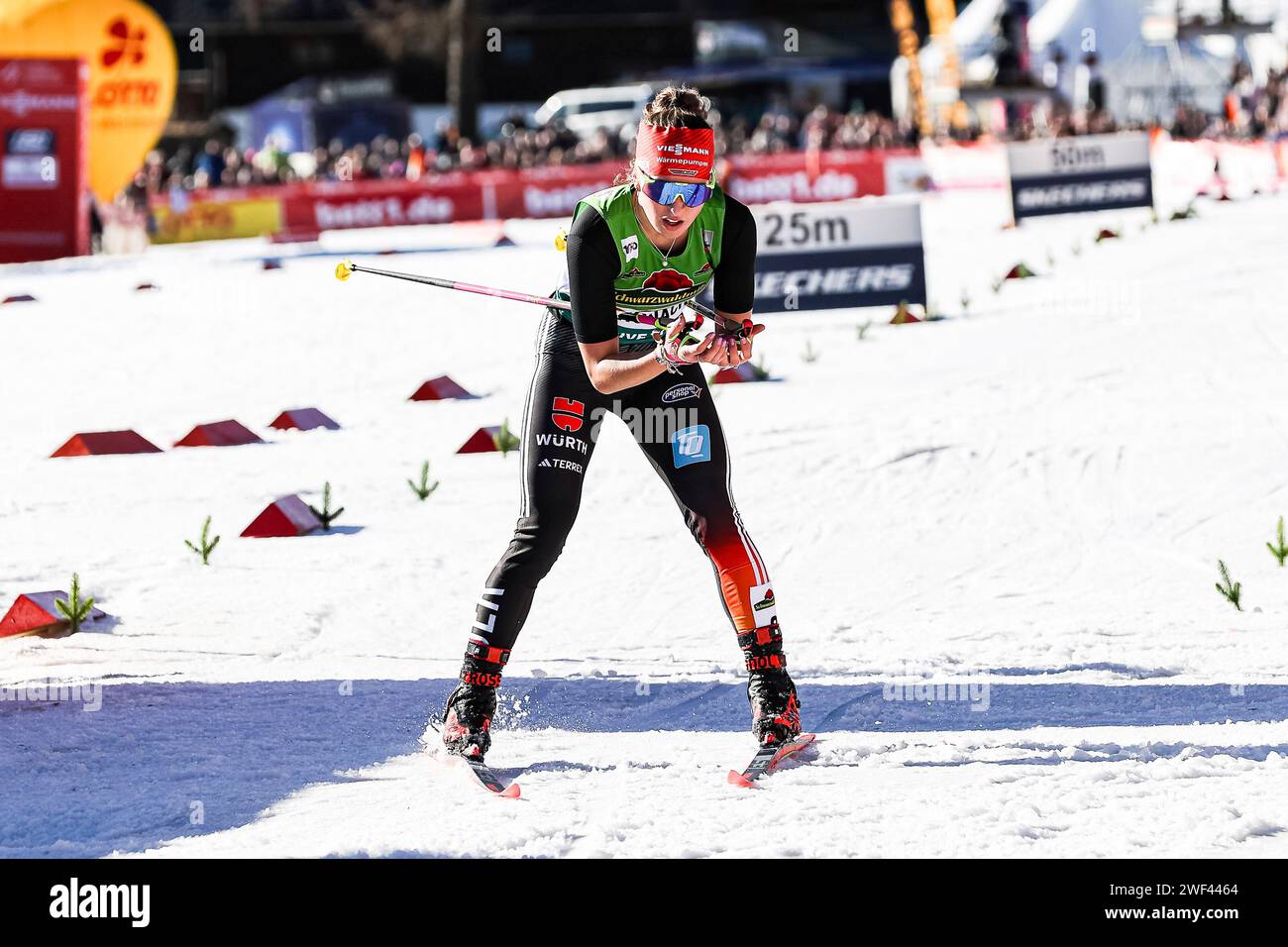 Schonach, Deutschland. 28th Jan, 2024. 5. Platz fuer Nathalie ...