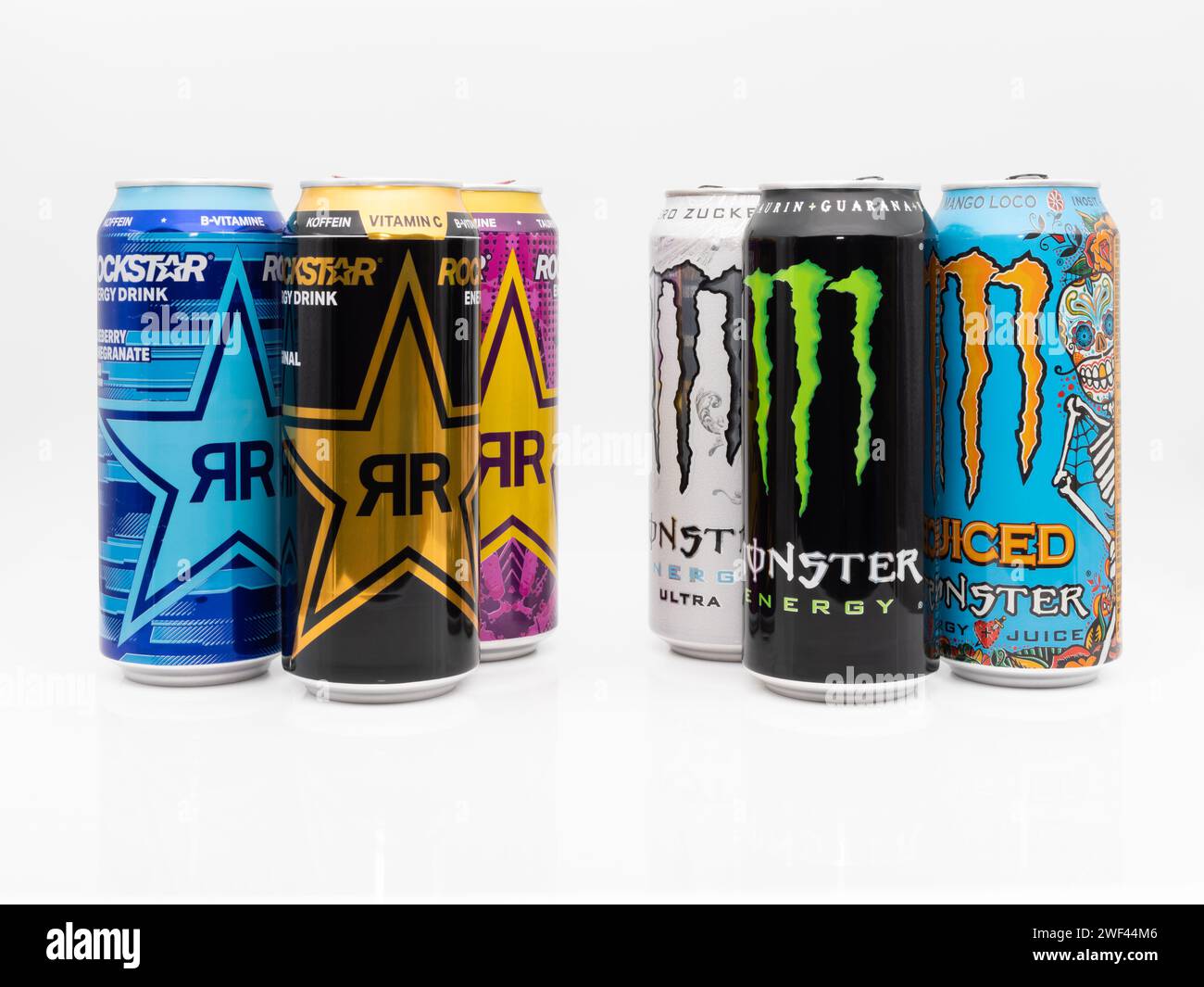 Monster Beverage versus Rockstar Energy Drink. The most popular flavors ...