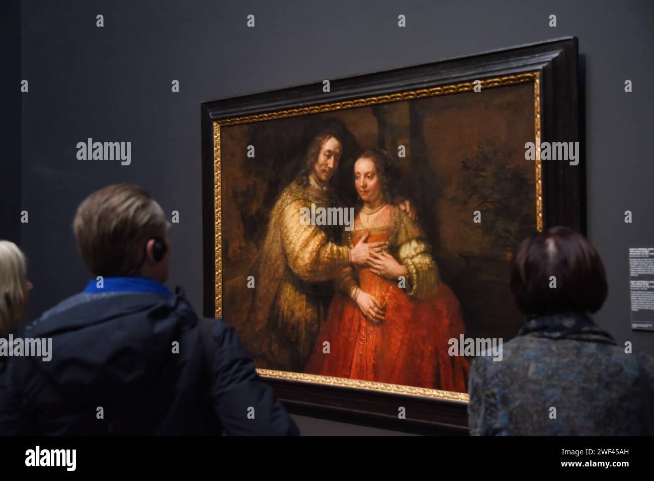 Amsterdam, Netherlands. January 20, 2024. The famous paintings of ...