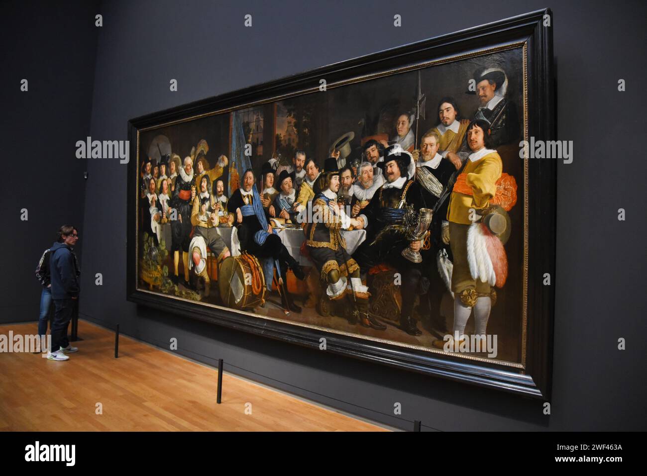 Amsterdam, Netherlands. January 20, 2024. The famous paintings of ...