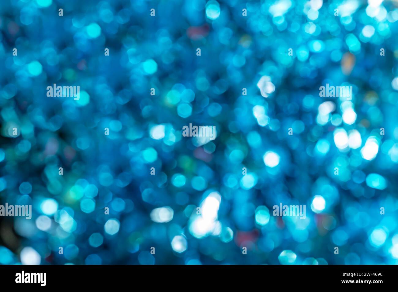 Abstract blue bokeh defocused background Stock Photo - Alamy