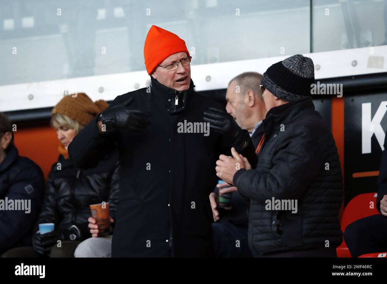 VOLENDAM - FC Volendam chairman Jaap Veerman during the Dutch ...