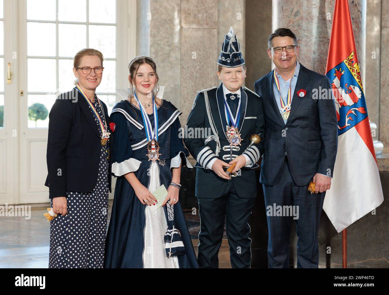 Wiesbaden, Germany. 28th Jan, 2024. Hesse's Minister President Boris ...