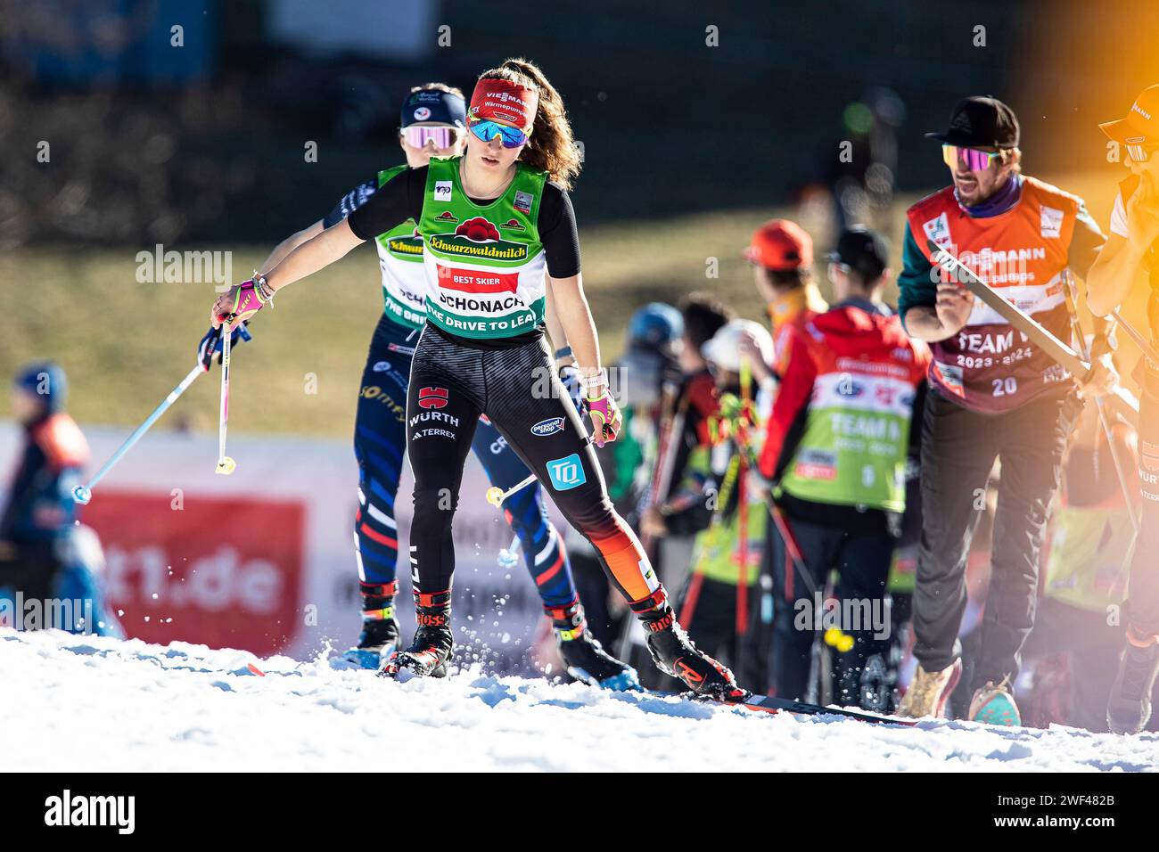 Nathalie Armbruster #03 in der Loipe beim Langlauf GER, FIS Weltcup ...