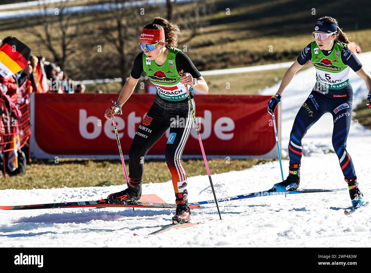 Nathalie Armbruster #03 in der Loipe beim Langlauf GER, FIS Weltcup ...
