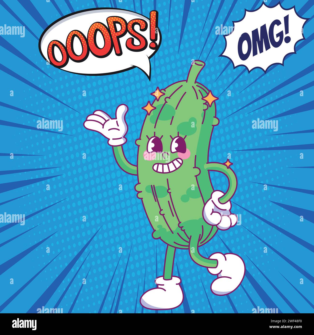 Pickle cartoon hi-res stock photography and images - Alamy
