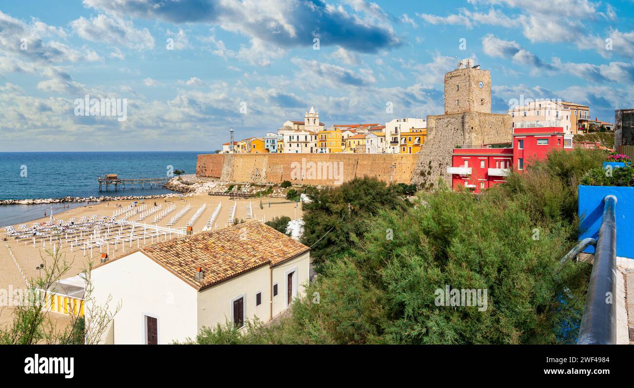 Scenic sight in Termoli, beautiful coastal town in the Province of ...