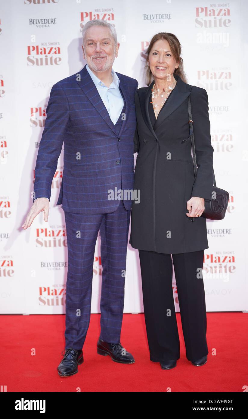 Brian Conley attends a gala performance of Plaza Suite at the Savoy ...
