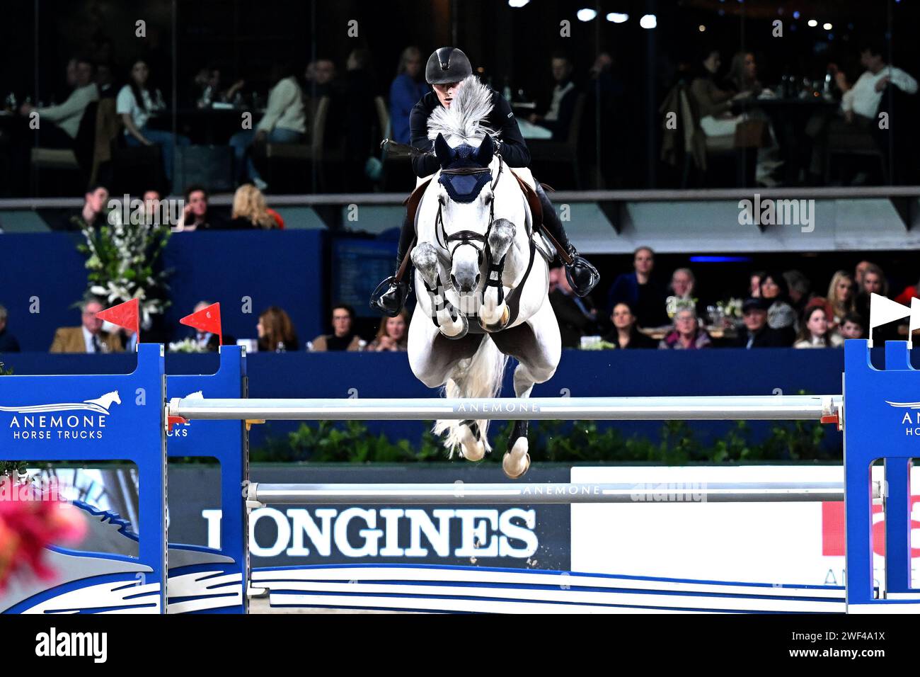 AMSTERDAM - Lars Kersten on Hallilea during the Longines FEI Jumping ...