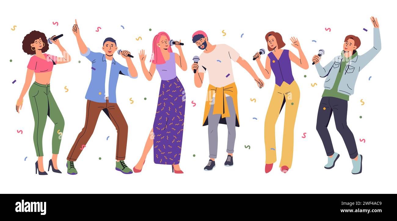 Vocal group singers pop hi-res stock photography and images - Alamy