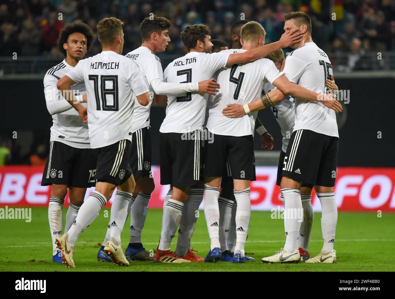 Leipzig, Germany – November 15, 2018. Players of Germany national ...