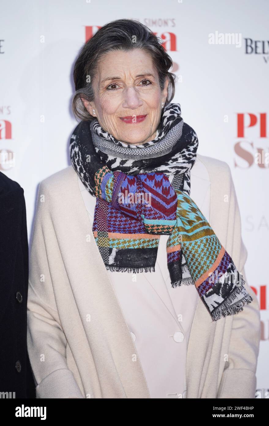 Harriet Walter attends a gala performance of Plaza Suite at the Savoy ...