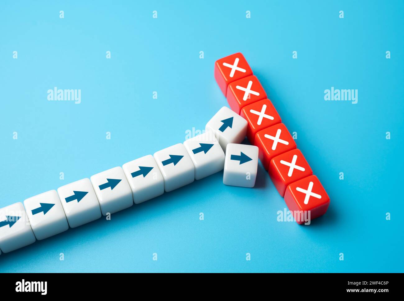 Face an insurmountable obstacle. Explore alternative routes ...