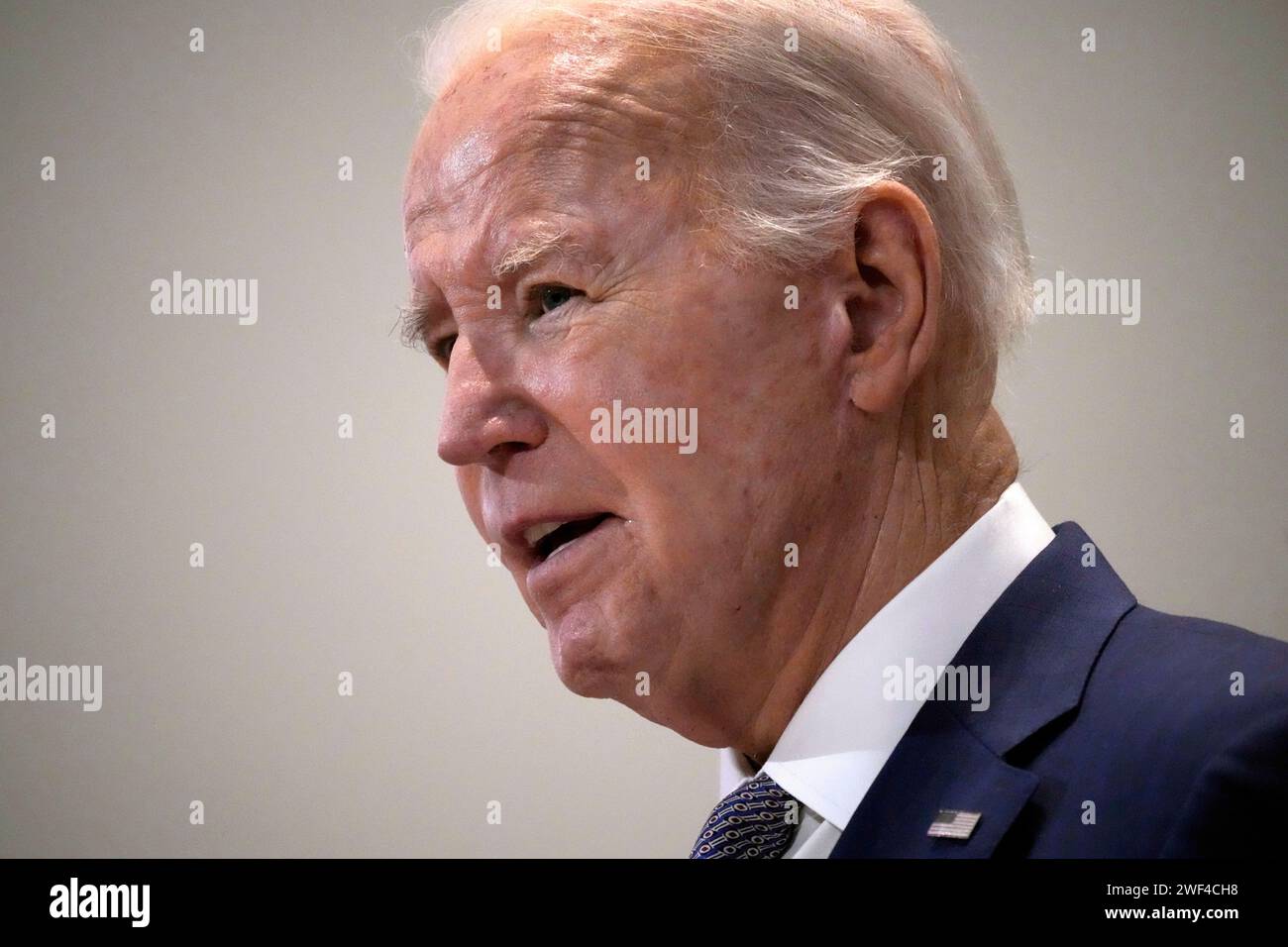 President Joe Biden speaks at St. John Baptist Church in Columbia, S.C ...