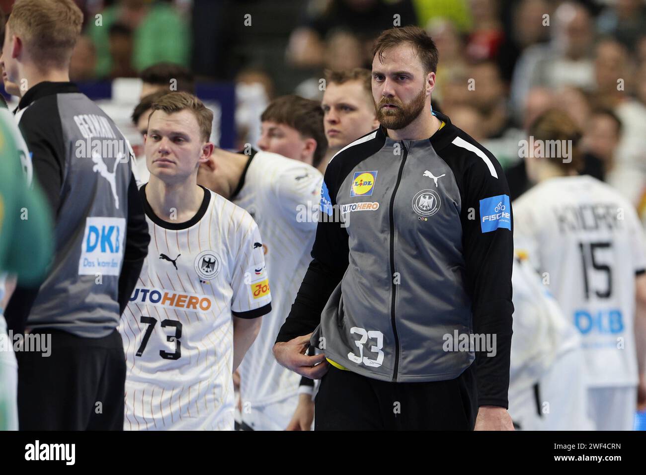 28.01.2024, Lanxess Arena, Koeln, GER, EHF Euro 2024, Men, Spiel um 3 ...